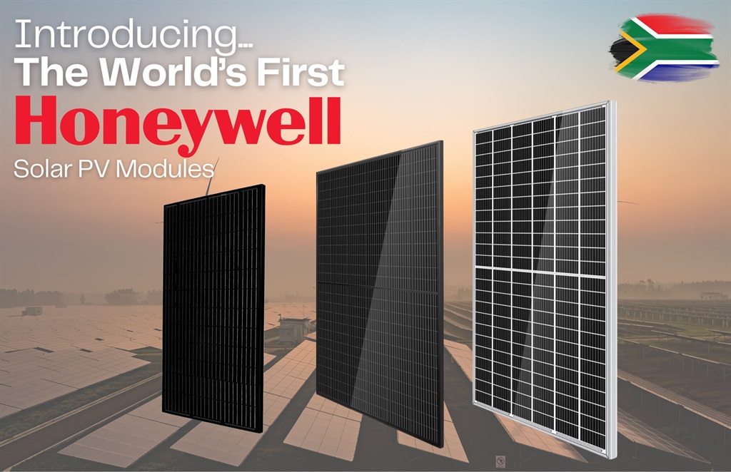 The World’s first Honeywell Solar panels, locally manufactured in South ...