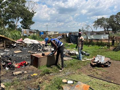 Abomakhi just watch our shacks burn to ashes | Daily Sun