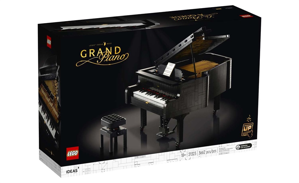 Lego het 'n vleuelklavier bekend gestel. Dit bestaan uit 3662 blokkies ...