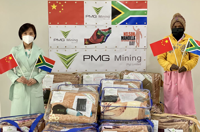 PMG Mining distributes blankets and clothing as part of Mandela Month ...
