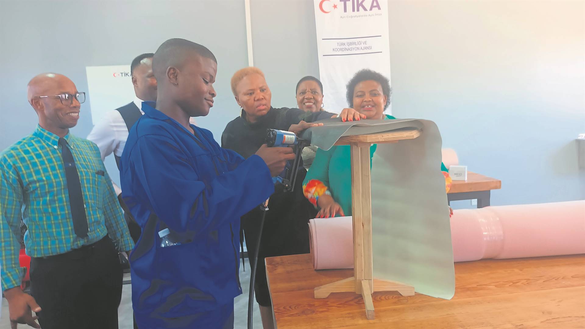 New upholstery-skills workshop opened at Siviwe Special School in ...
