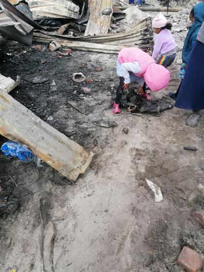 PICS | Fire destroys about 100 homes in Cape Town informal settlement ...