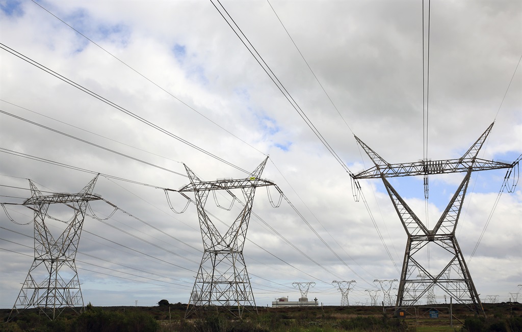 André de Ruyter, Eskom-hoof, en Jan Oberholzer, bedryfshoof, besoek ...