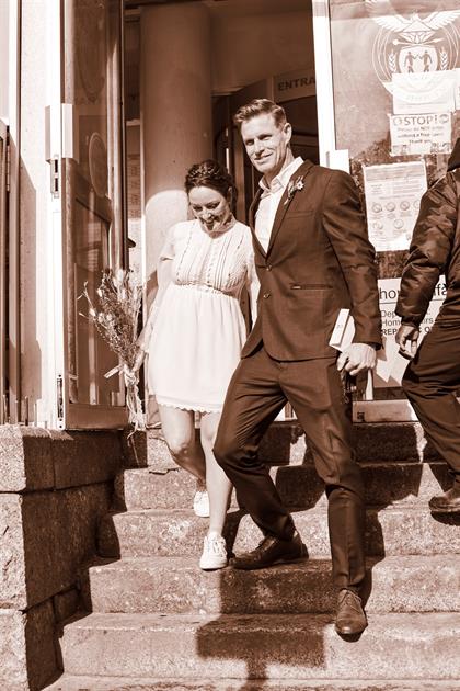 Bride on her lockdown wedding: ‘When you strip away everything all that ...