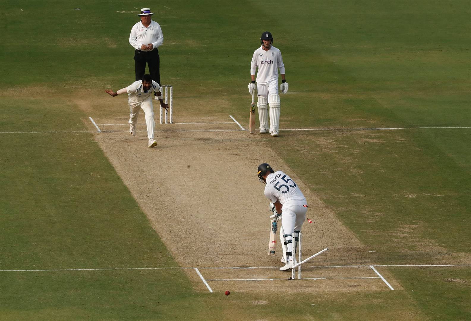 Jaiswal, Bumrah maak dit nag vir Engeland in 2de toets | Netwerk24