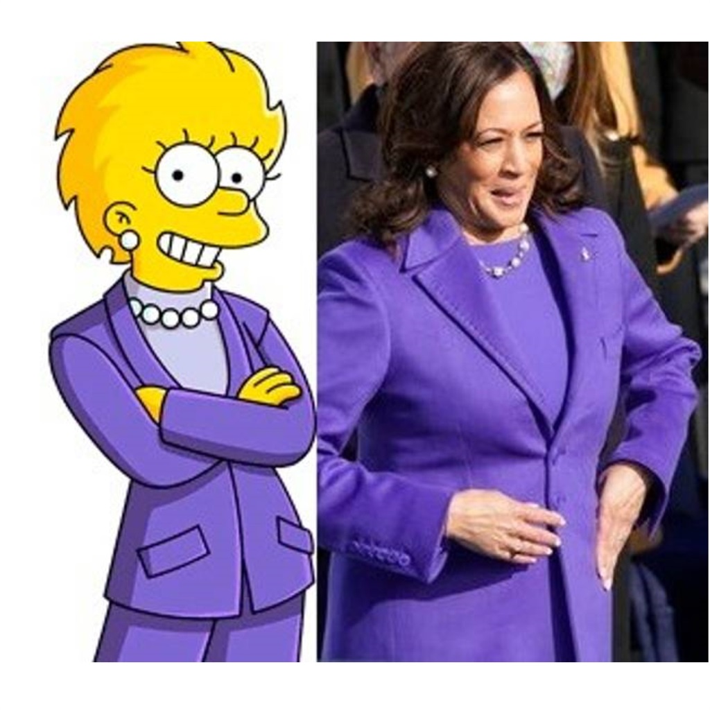 Aanhangers dink die Simpsons het destyds voorspel dat Kamala Harris ...