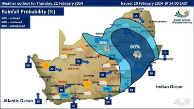 Weerdiens waarsku oor erge storms tot die naweek | Landbou