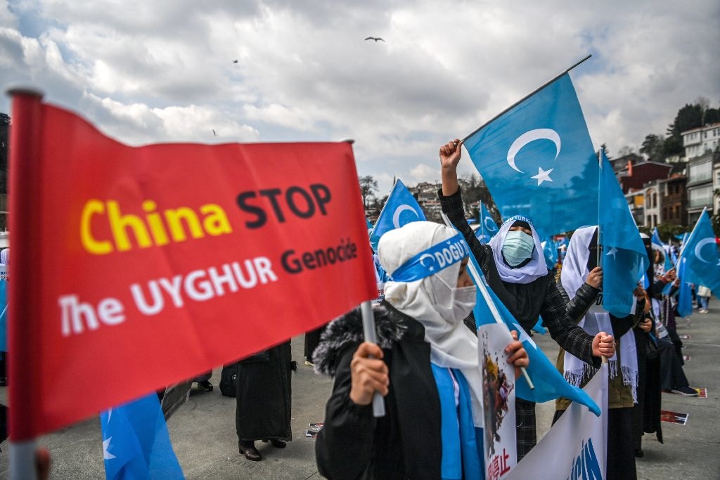 'Stop the genocide' - Uighur women march in Istanbul against ...