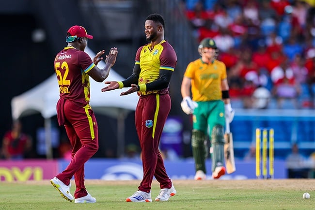 Shepherd stars as Proteas collapse to series defeat against West Indies ...