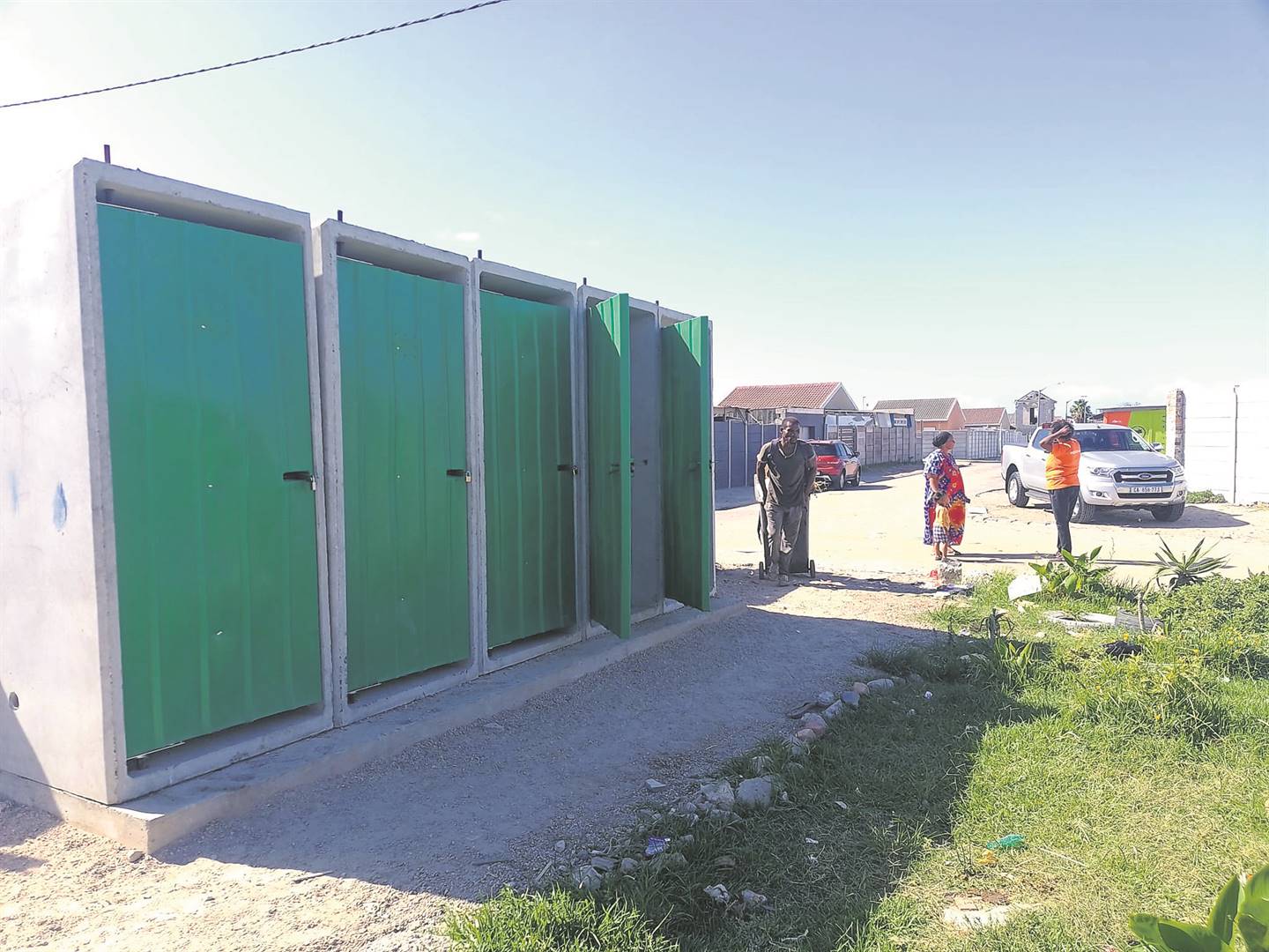 New toilets at Riemvasmaak informal settlement near Pelican Park deemed ...