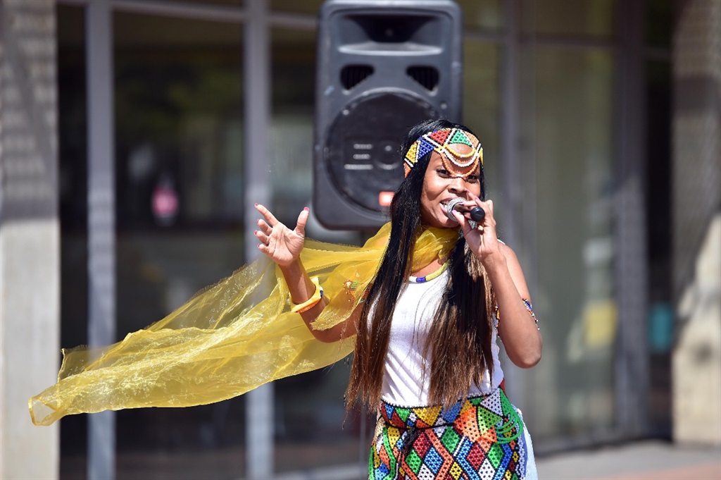 Gatvol artists perform outside premier’s office! | Daily Sun