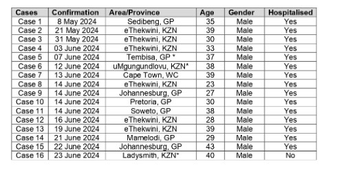 Another KZN man dies of Mpox, Gauteng detects two more cases | News24