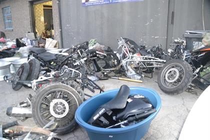 Busted in Bellville: Police recover stolen, dismantled motorcycles ...
