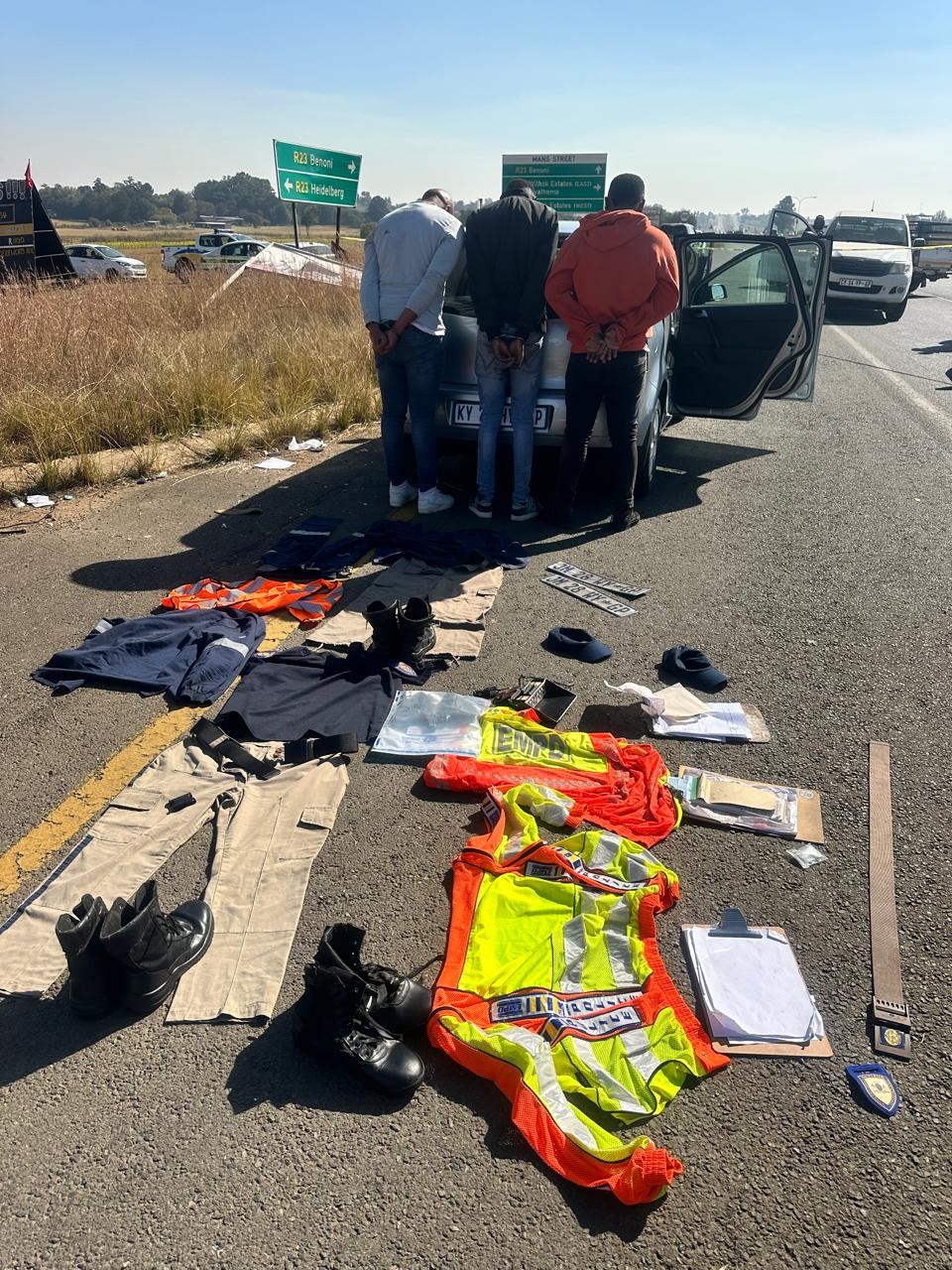 Suspected blue light gang bust | Daily Sun