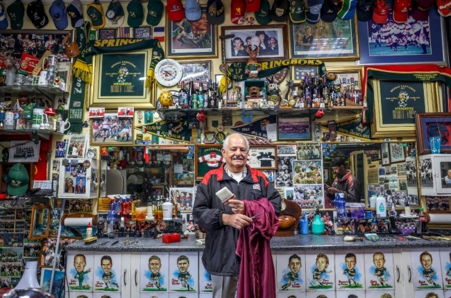 Rugby-mad Bennie’s barber shop is a shrine to the Springboks | News24