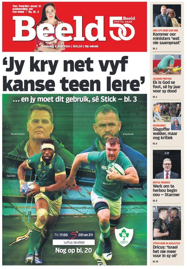 Ons kuier oor die koerant se rand | Netwerk24