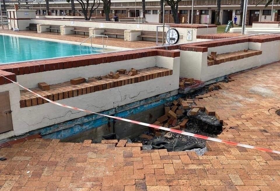 Sea Point swimming pool shuts doors for critical repairs after sinkhole ...