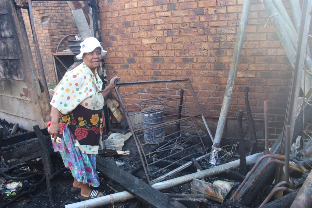 PICS: Mystery flames turn gogo's plans into ashes! | Daily Sun