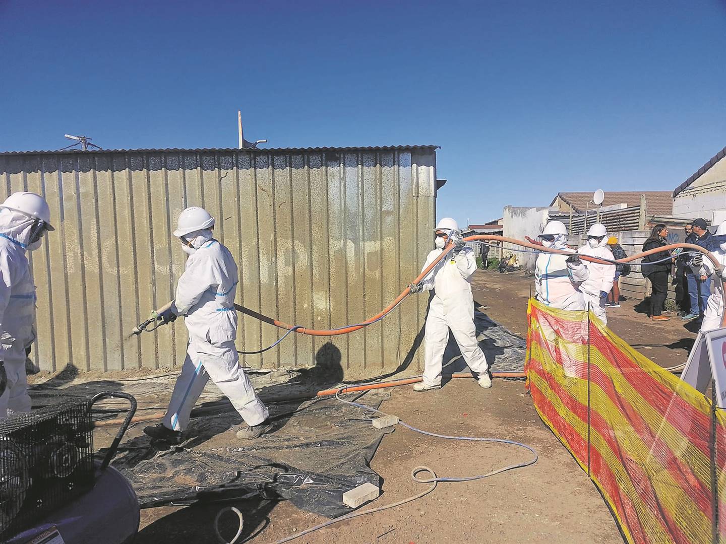 Fire-resistant homes save settlement from disaster | News24