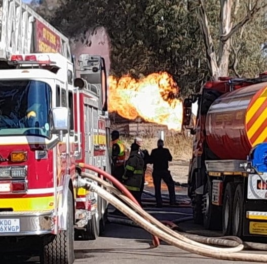 PICS: Police trainees evacuated following gas explosion! | Daily Sun