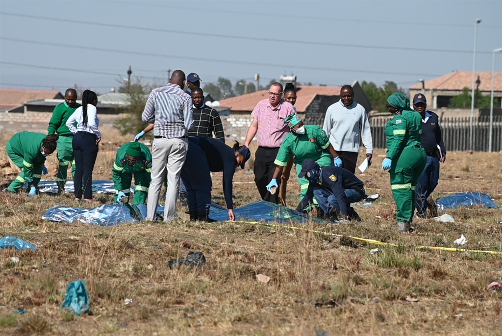 PICS: Residents wake up to four bodies! | Daily Sun