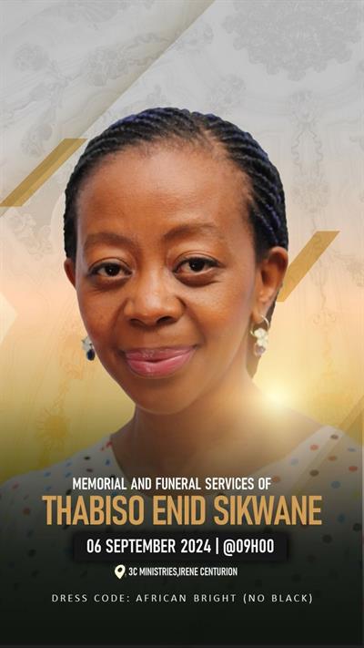 Thabiso Sikwane's final send-off: Memorial service to honour radio and ...