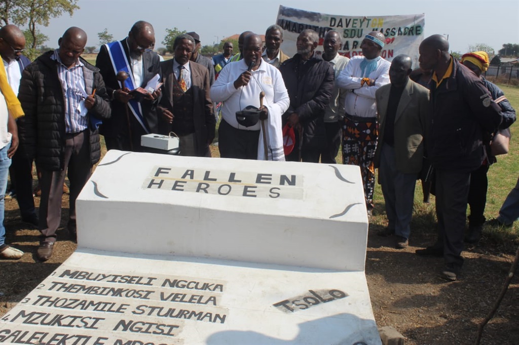 Massacre survivors demand recognition! | Daily Sun