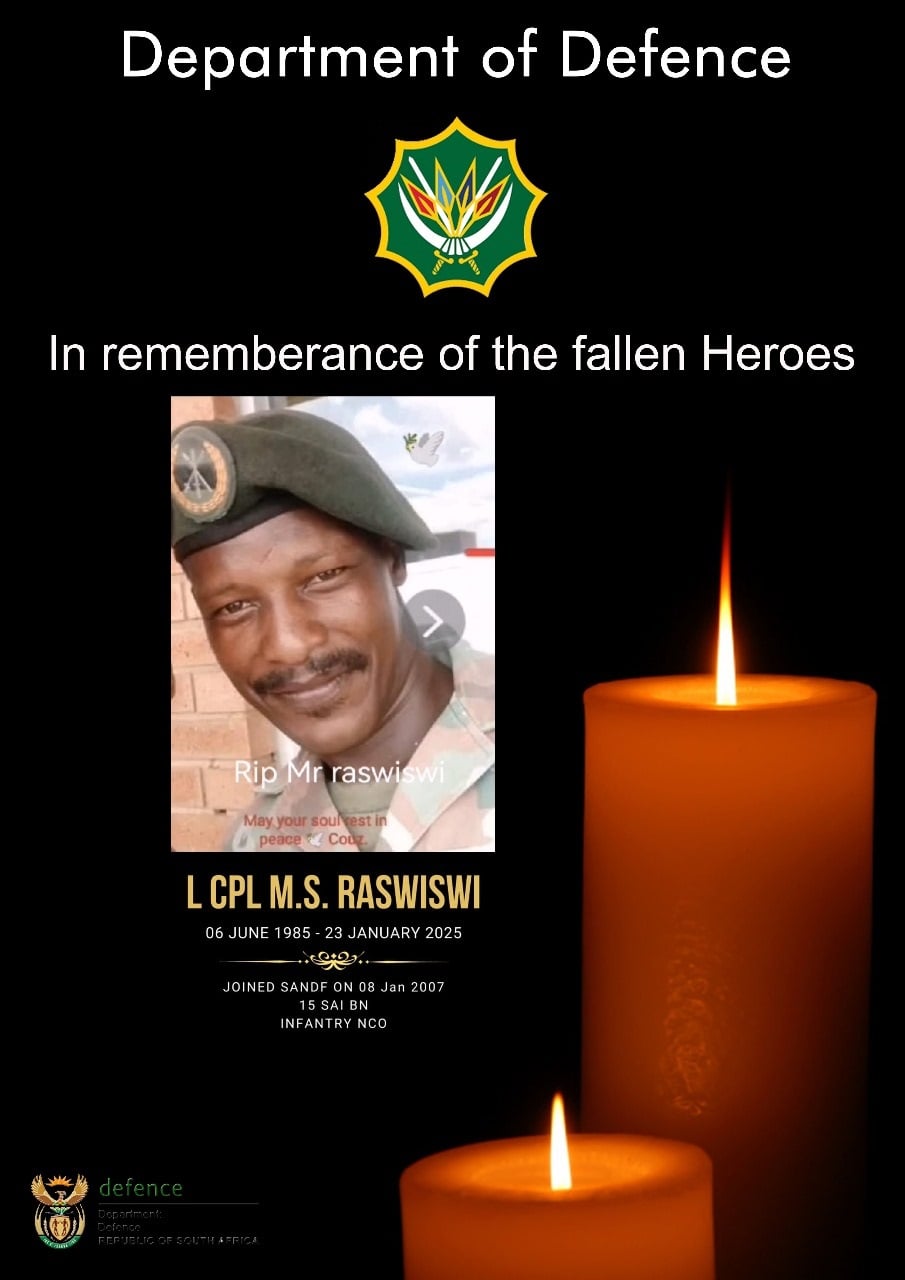 PICS: SANDF soldiers' remains are coming home! | Daily Sun