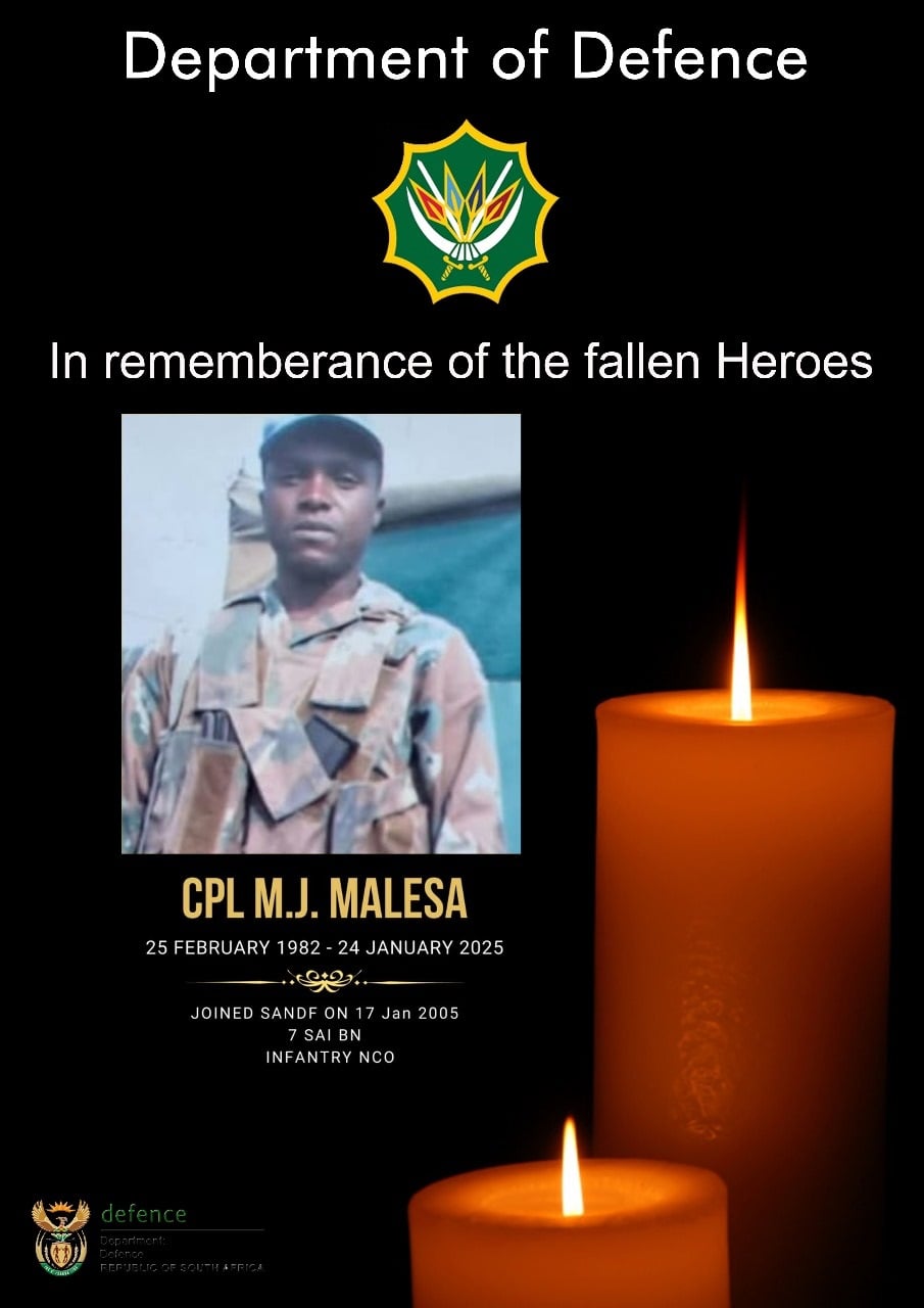 PICS: SANDF soldiers' remains are coming home! | Daily Sun