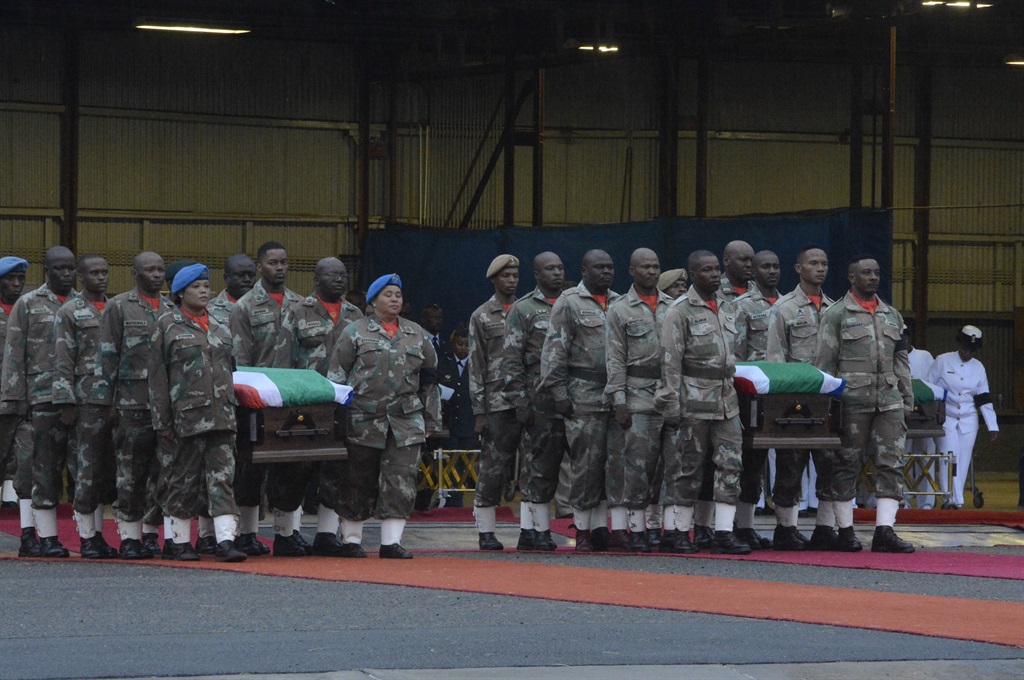 PICS: Ramaphosa's heartfelt farewell to SANDF heroes! | Daily Sun