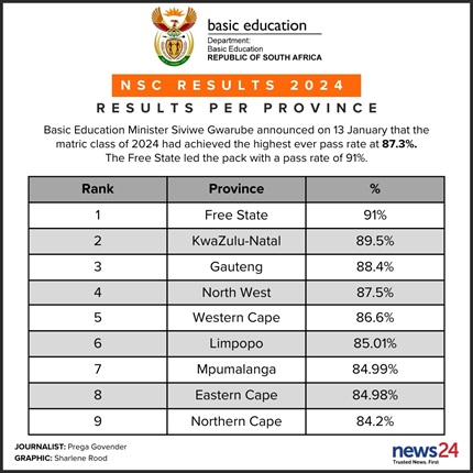 DEVELOPING | No-fee schools drive Gauteng's improved matric pass rate ...