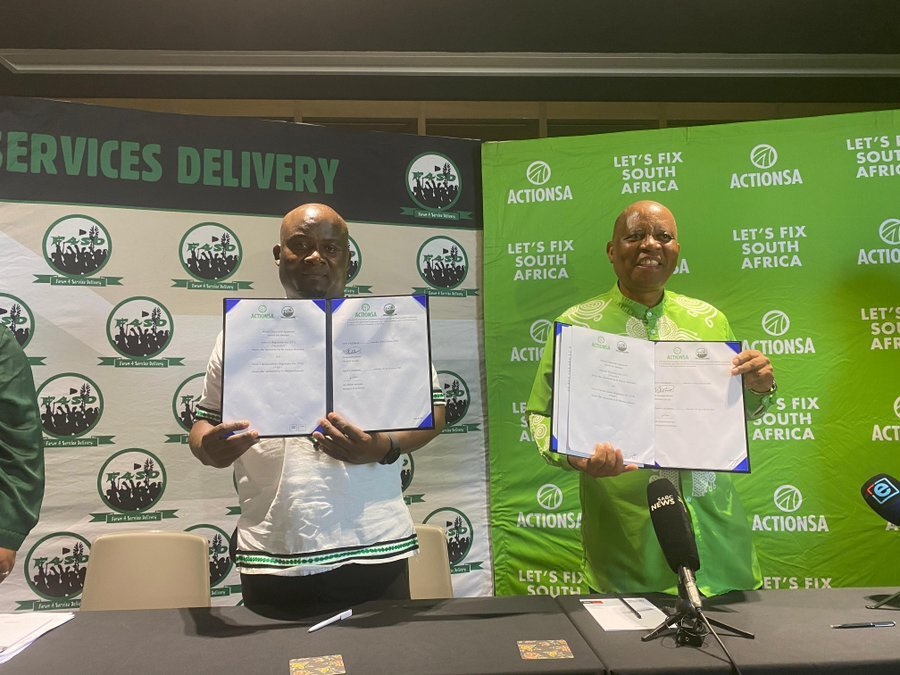 'Positive politics': ActionSA to join forces with Forum 4 Service ...