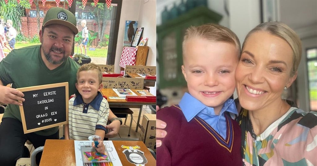 Te oulik, ma! Dié bekendes se kroos begin gr. 1 – en pa en ma huil ...