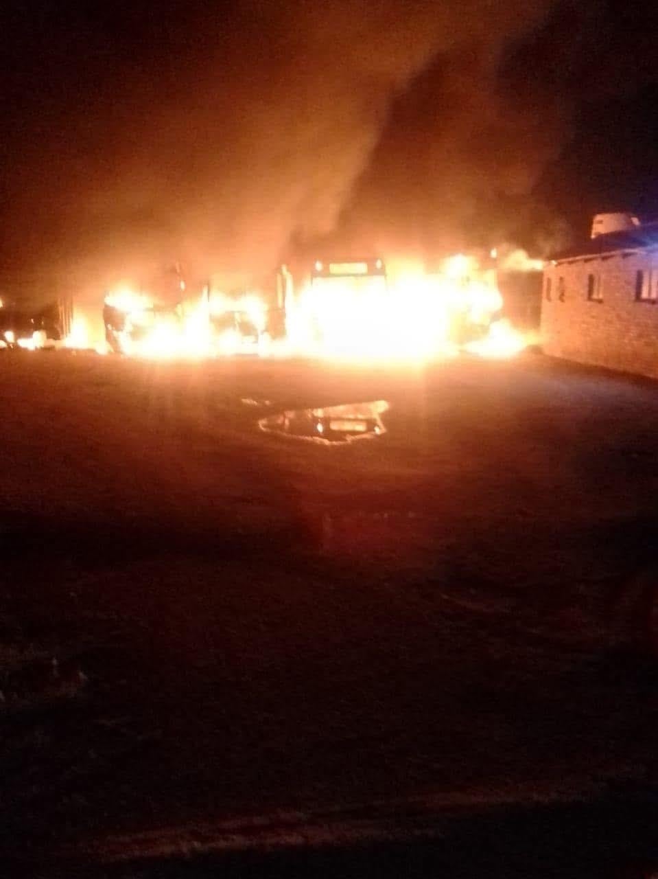 Nine buses destroyed in North West depot fire | News24