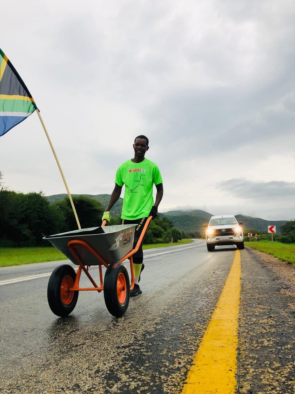 WATCH: Boikie pushes education drive with wheelbarrow! | Daily Sun