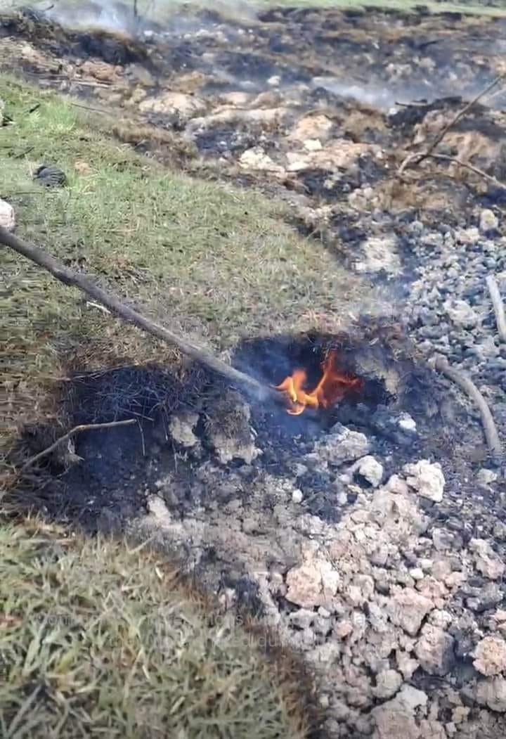 Villagers relieved underground fire is NOT a volcano | Daily Sun