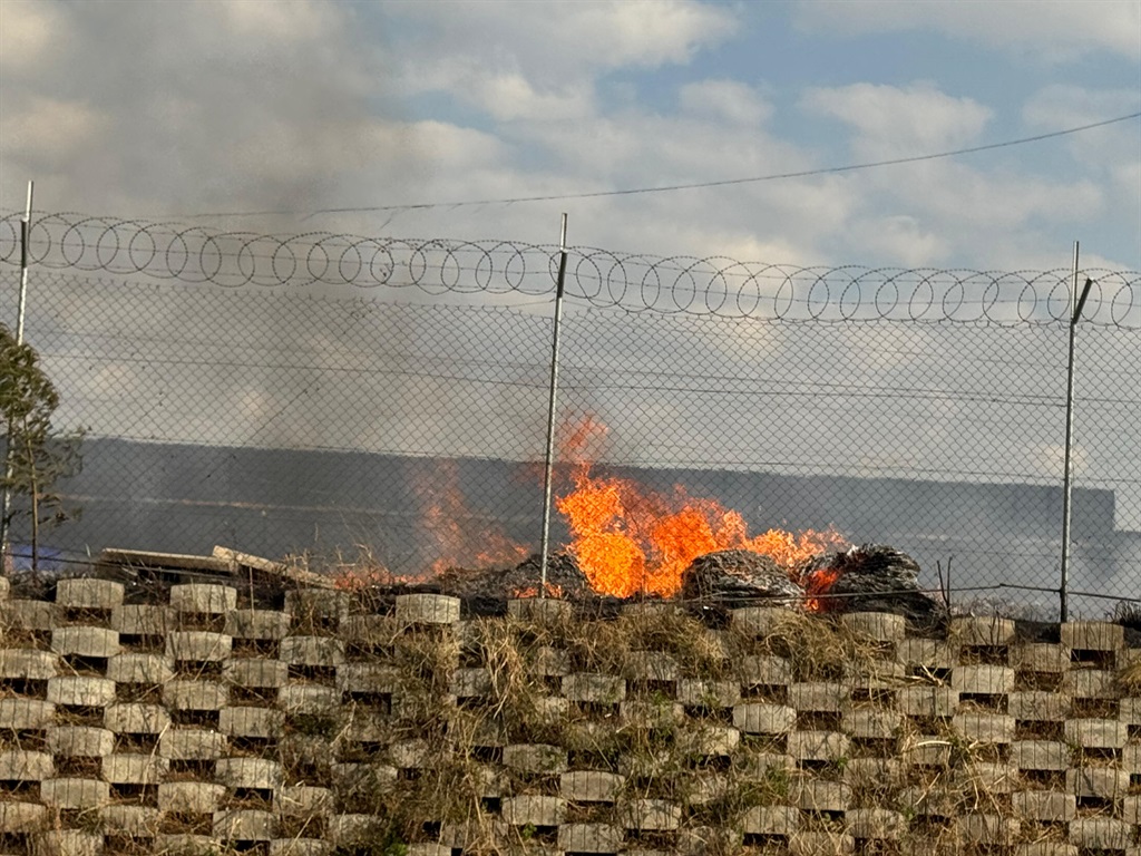 PICS: Chaos as booze depot catches fire! | Daily Sun