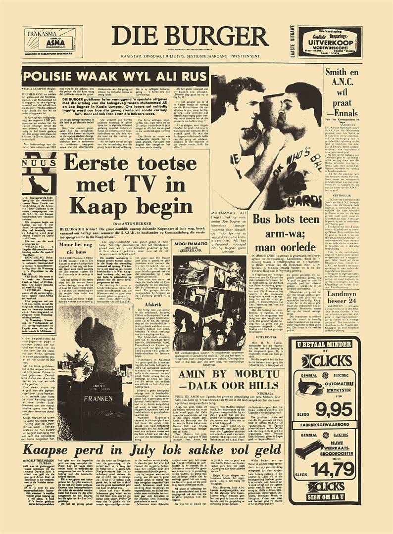 50 Jaar Gelede In Die Burger 1 Julie 1975 Netwerk24