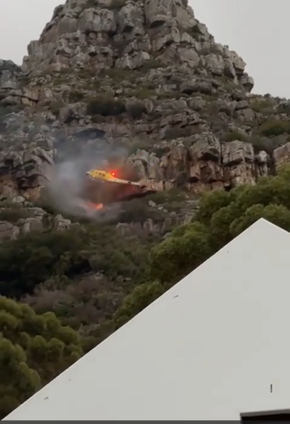 Firefighting helicopter crashes on mountain! | Daily Sun