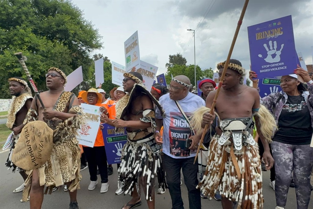 WATCH: Ngizwe and kasi men march against GBV! | Daily Sun