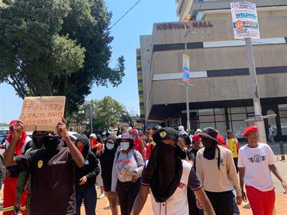 Wits students protest over registration! | Daily Sun