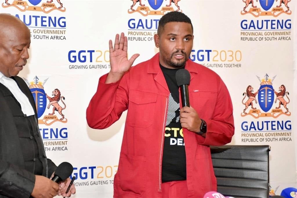 EFF's Dunga sworn in as Gauteng Finance MEC! | Daily Sun