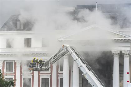 Photos | Day 1: Parliament on fire | News24