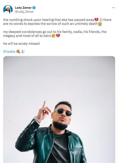'We've lost an amazing talent' - Tributes pour for AKA following his ...