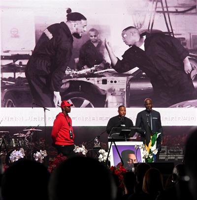 GALLERY | Friends, family and fans celebrate AKA's life at memorial ...