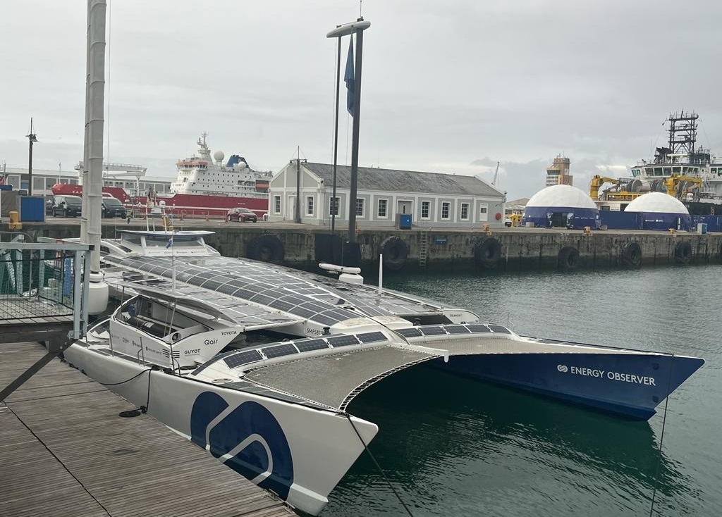 SEE | First-of-its-kind vessel travelling the globe on renewable energy ...