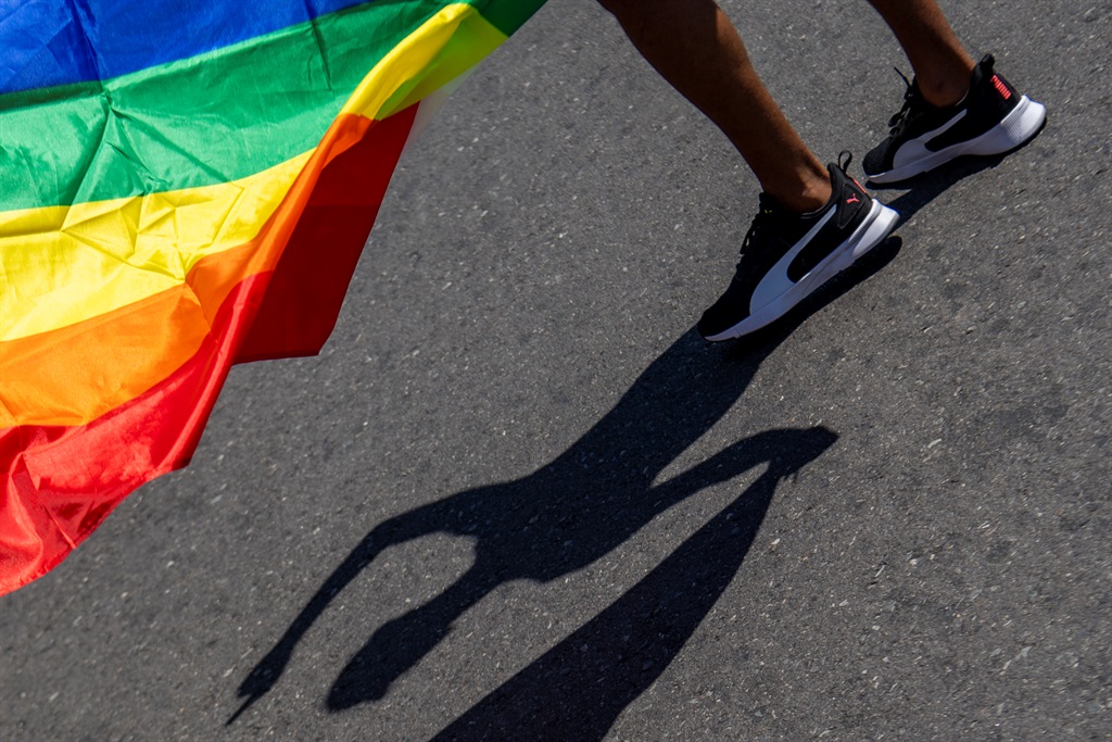 'We're here and queer': Cape Town's rainbow flag on full display as ...
