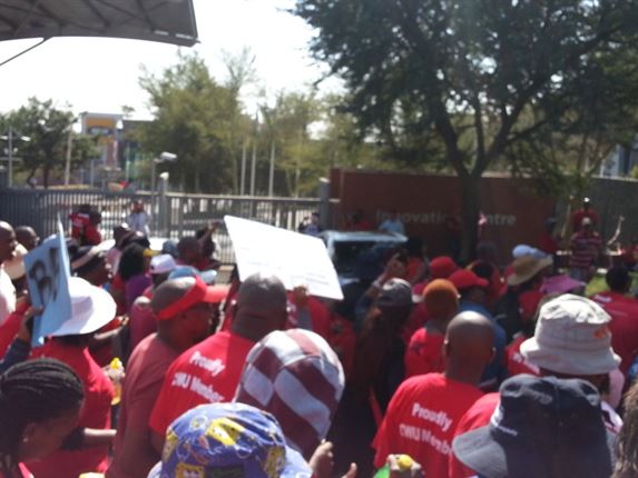 IN PICTURES: MTN workers launch strike action | News24