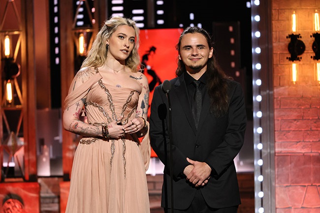 Paris and Prince Jackson take the stage in support of musical about ...
