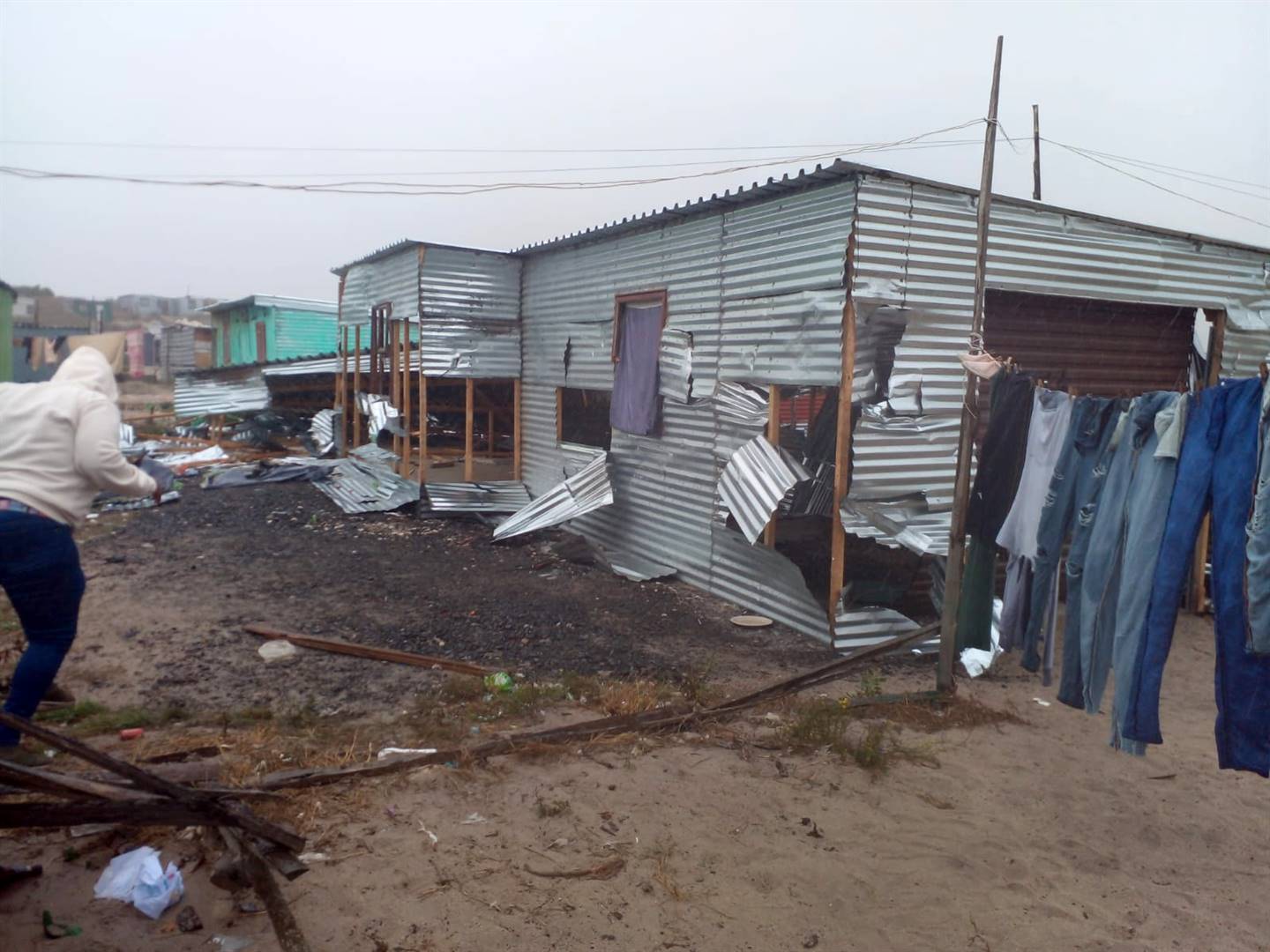 Mob tears down shack | Daily Sun